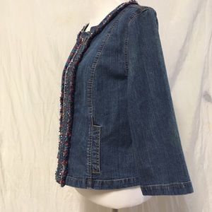 Ruby Rd. | Jackets & Coats | Ruby Rd Denim Jacket Zip Front Size 8 Womens | Poshmark